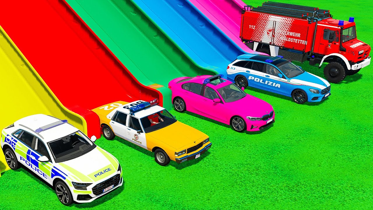AUDI Q8, CHEVROLET, BMW, MERCEDES POLICE CARS FIRE DEPARTMENT ...