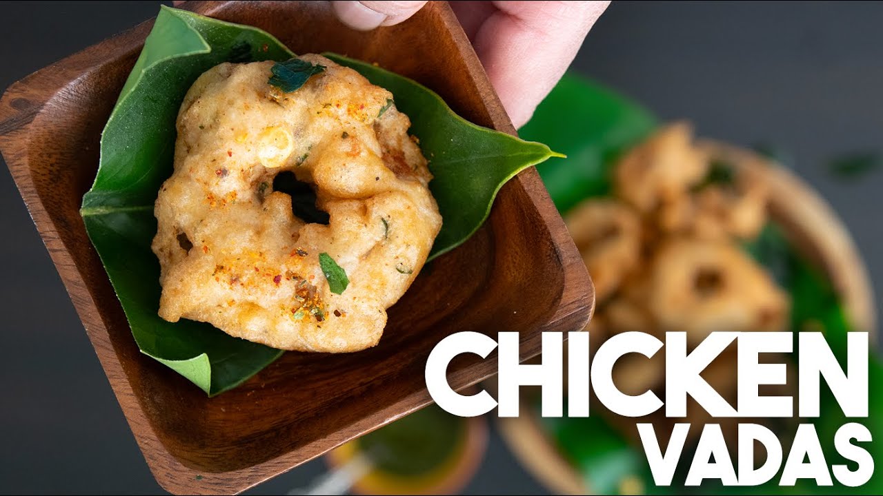 Chicken Vada | Chicken encased in a crispy Vada batter | Kravings - YouTube