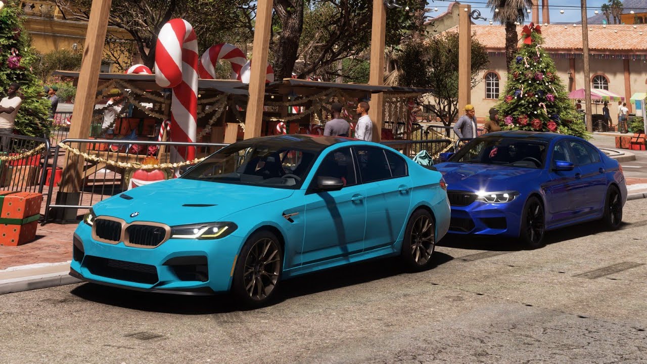 M5CS VS M5 Competition. POV drive while street racing BMW'S - YouTube