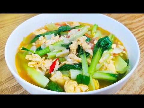TUMIS PAKCOY DAN TELUR ENAKNYA KEBANGETAN COCOK UNTUK MENU PRAKTIS ENAK TANPA RIBET 