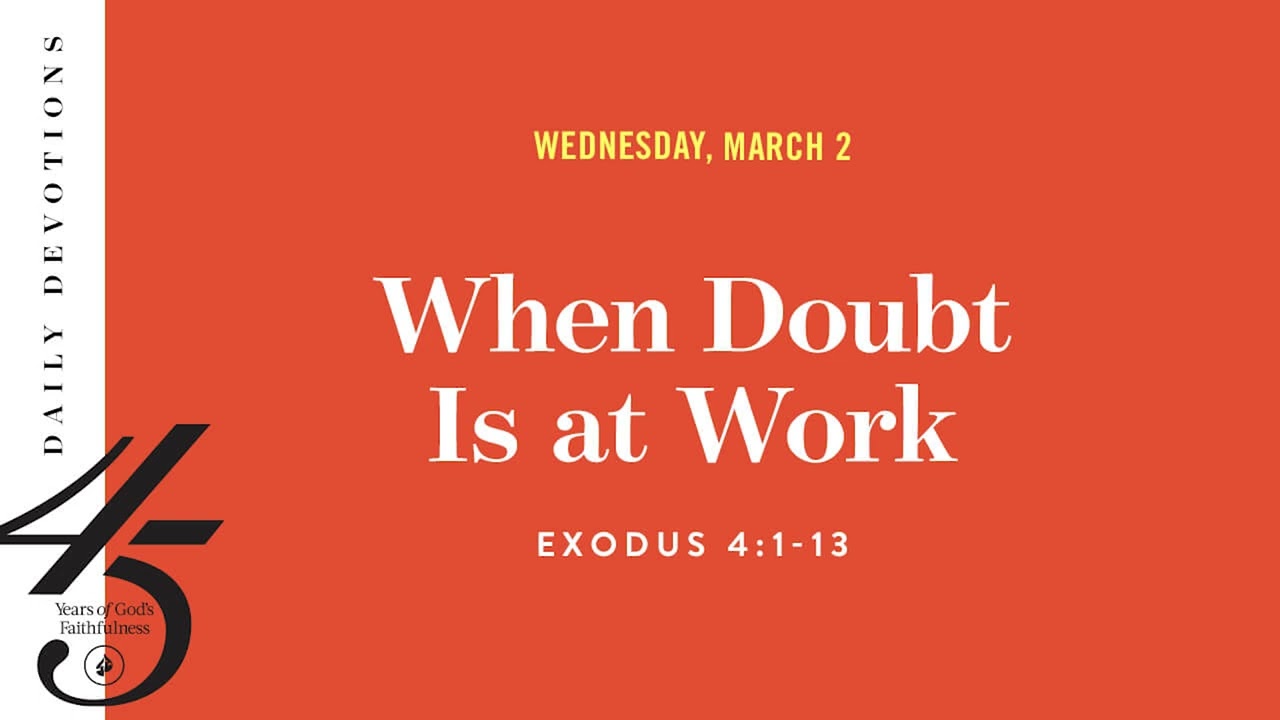 When Doubt Is at Work – Daily Devotional - YouTube