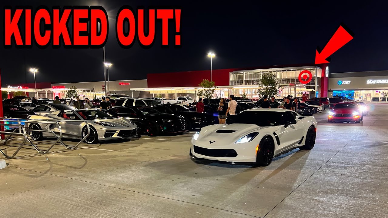 MASSIVE CAR MEET SHUTS DOWN TARGET IN KATY, TX! *COPS WERE CALLED ...