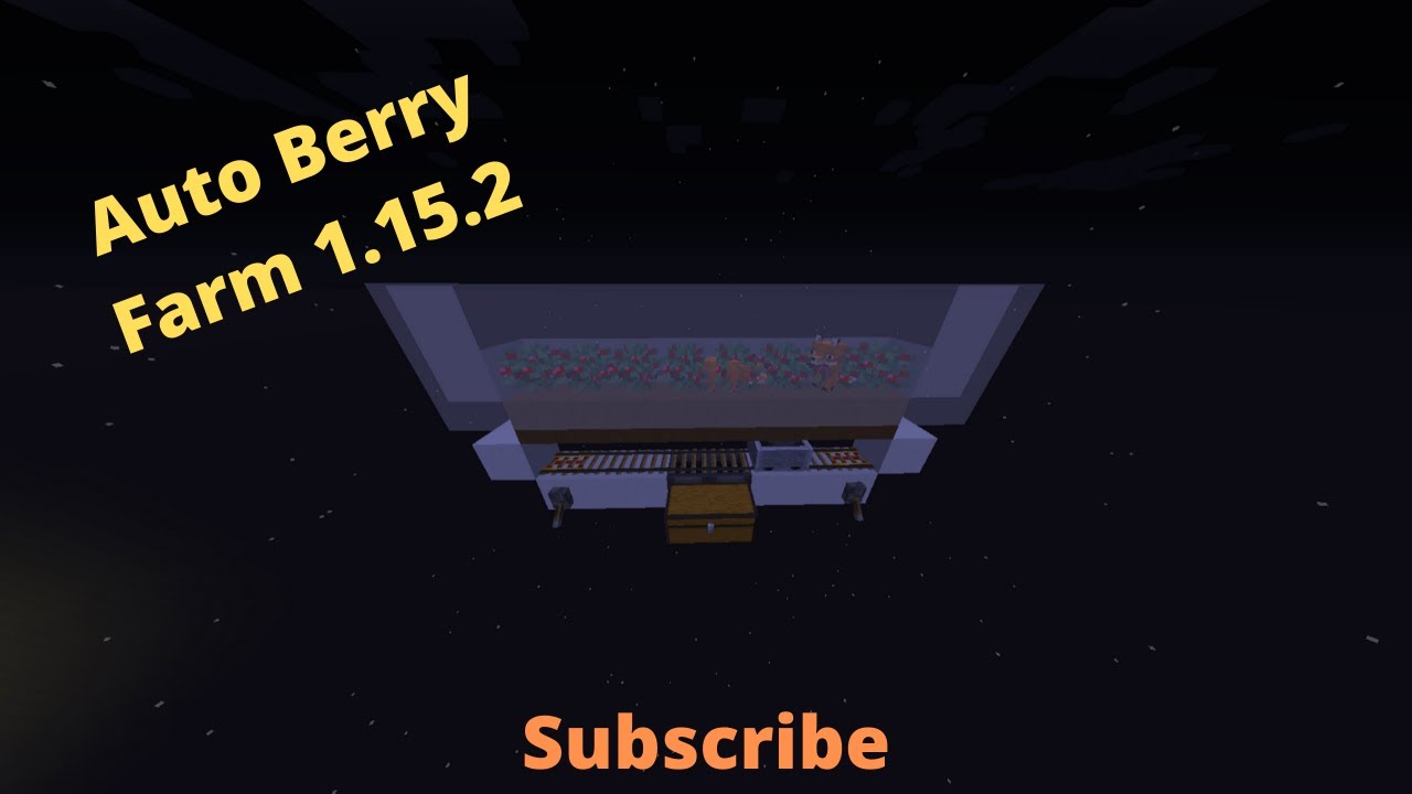 How to Make A Auto Berry Farm 1.15.2 - YouTube
