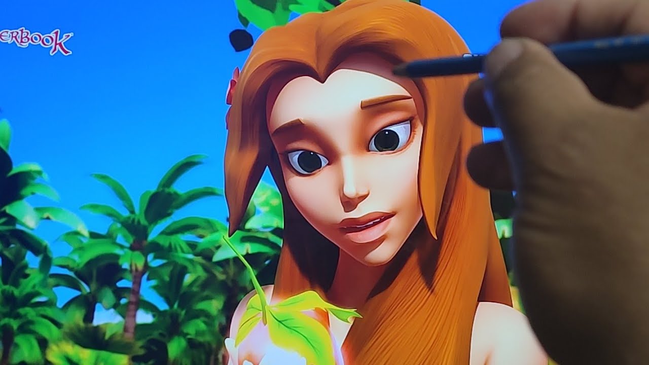 How to draw Eve from Super Book - In the Beginning - YouTube
