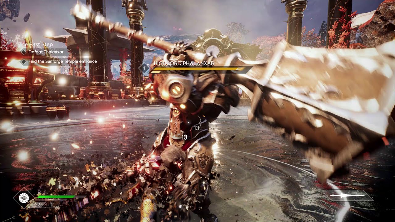 Godfall - The First Step: Defeat High Lord Phalanxal Bossfight and Fall ...