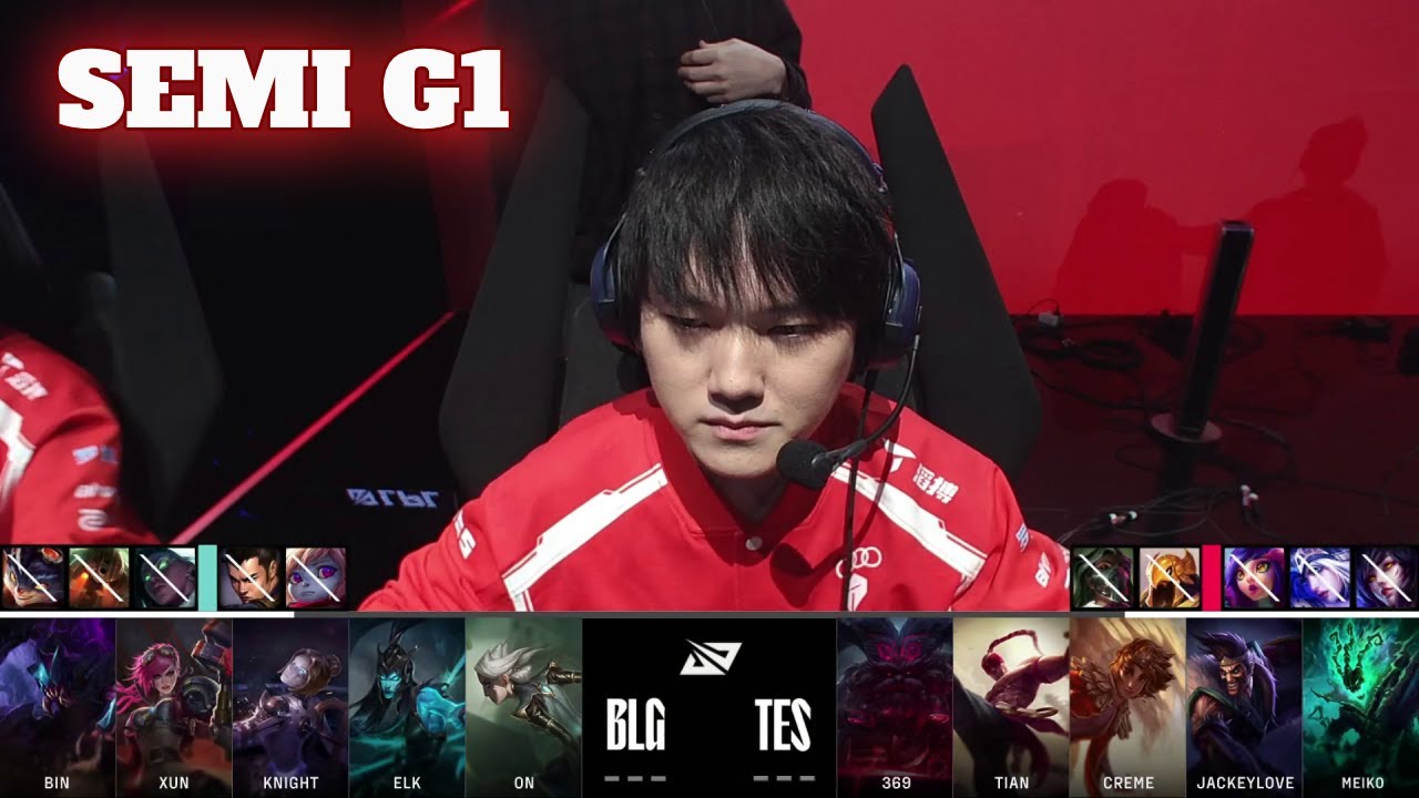 BLG vs TES - Game 1 | Semi Final S14 LPL Spring Playoffs 2024 ...