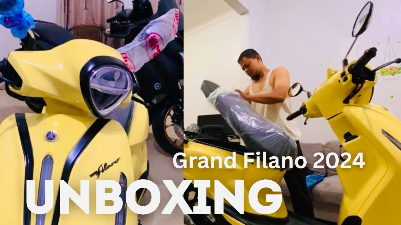 UNBOXING Grand Filano 2024 Kuning, warnanya racun banget ️ - YouTube