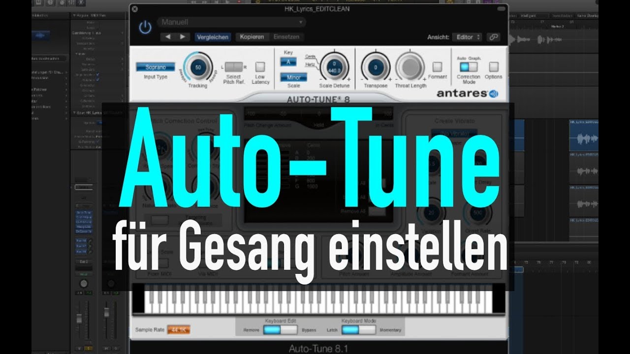 Auto-Tune für Gesang einstellen! :: abmischenlernen.de - YouTube