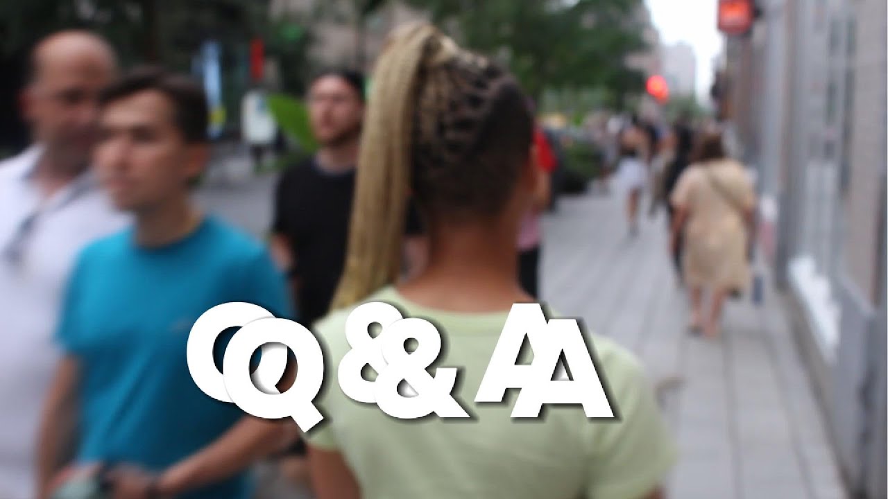 Q & A's Downtown Montreal ft Shimeah Beyond - YouTube