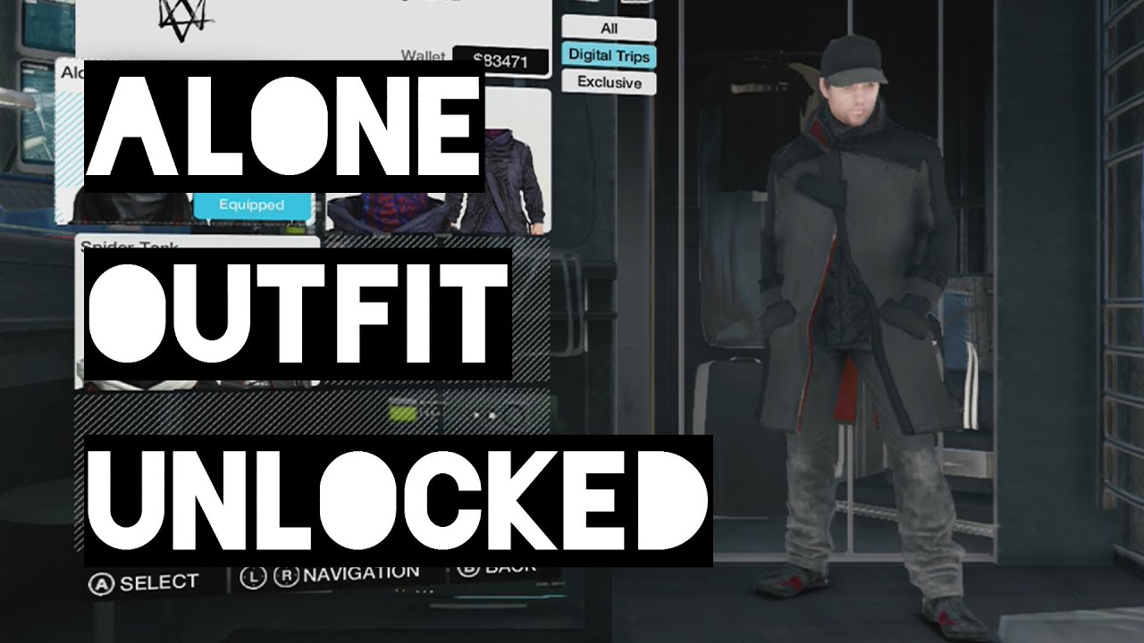 Alone Outfit Unlocked Digital Trips - Watch_Dogs Gameplay - YouTube