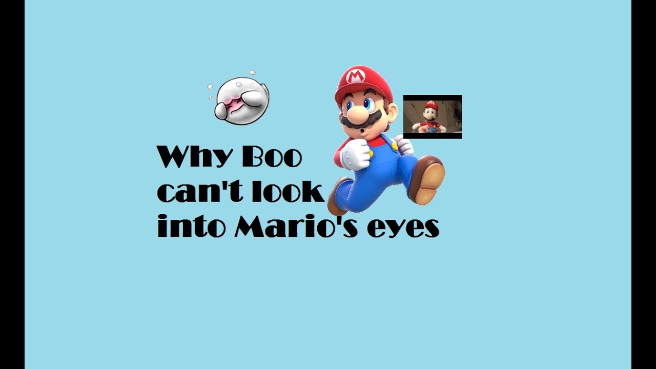 Why Boo can't look into Mario's eyes - YouTube