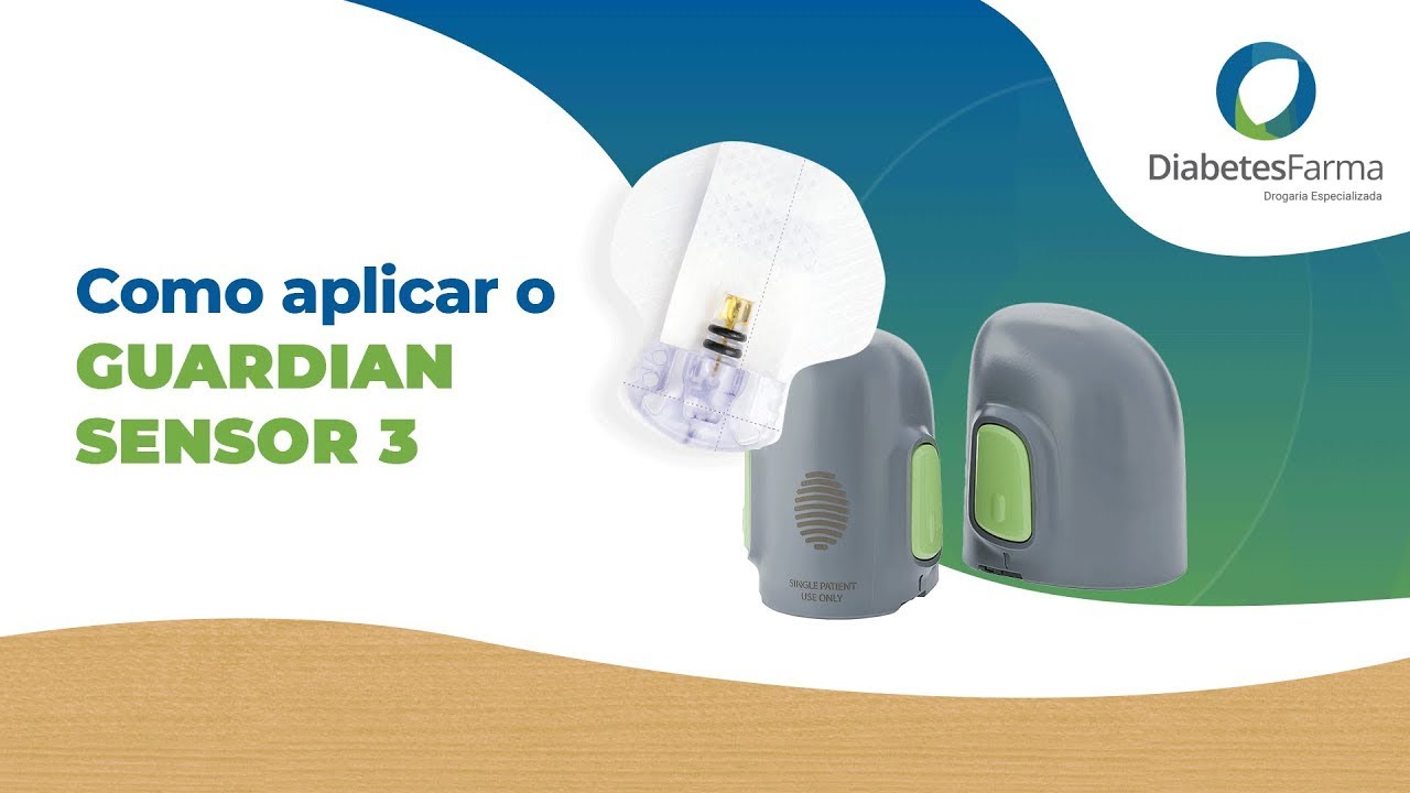 Como aplicar o sensor Guardian Sensor 3 com o aplicador One-press - YouTube