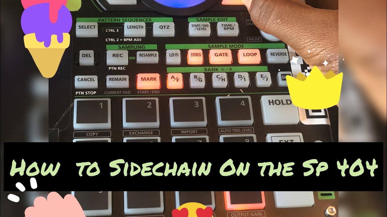 Episode 2 . How to use SideChain compression on the SP 404A ( SP404 ...