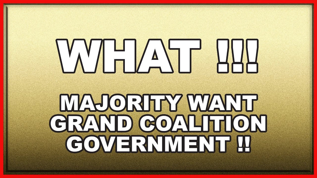 Majority want Government of National Unity says UK poll! - YouTube