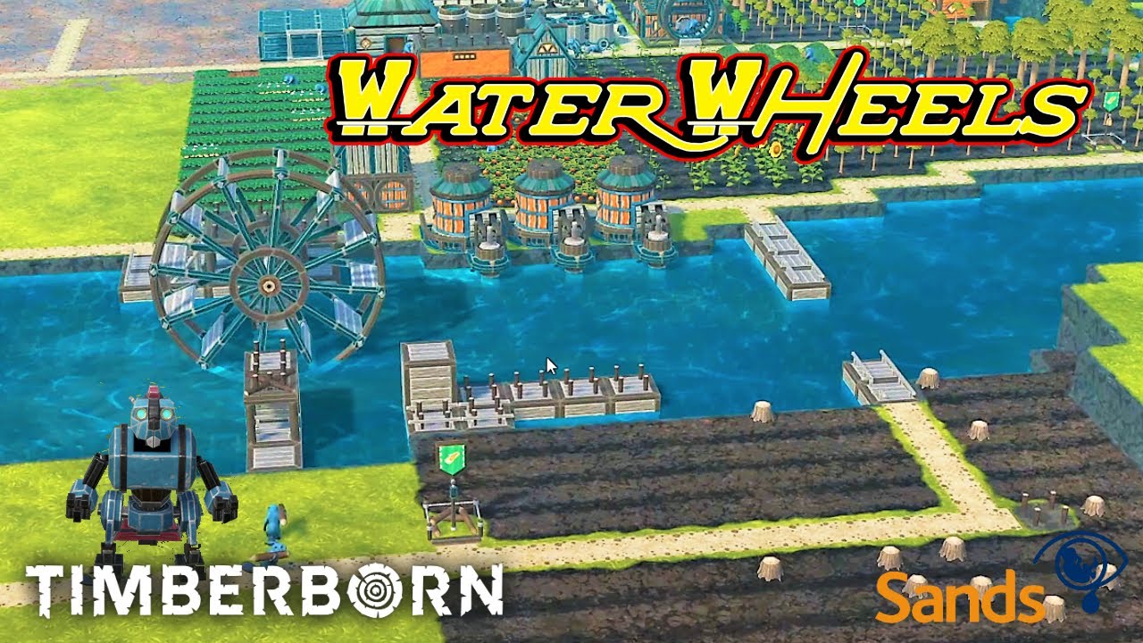 Water Wheels | Timberborn - YouTube