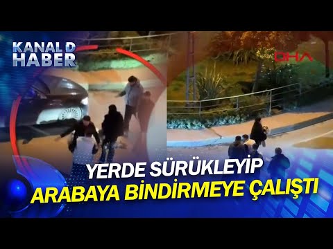 Çevredekiler Seslere Uyandı! Genç Kadını Zorla Arabaya Bindirmeye Çalıştı