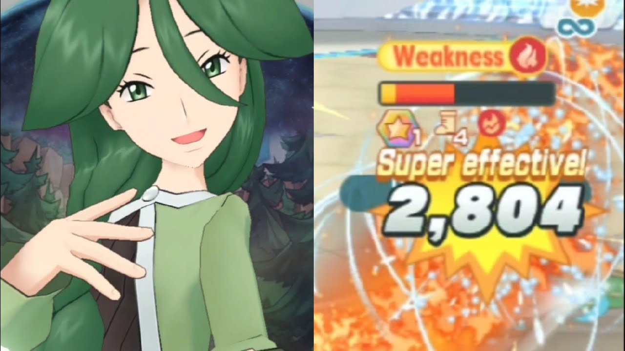 Using Cheryl for fire DPS! - 1,500pts Master Mode | Pokemon Masters EX ...