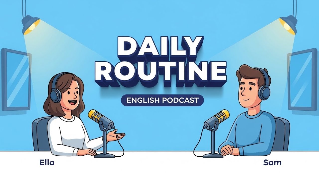 Daily Routine in English | A1 Beginner Podcast | Simple Phrases for ...