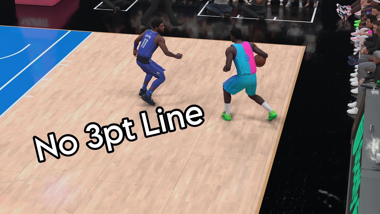HOW TO GET A NO 3PT LINE COURT IN NBA2k24 - YouTube