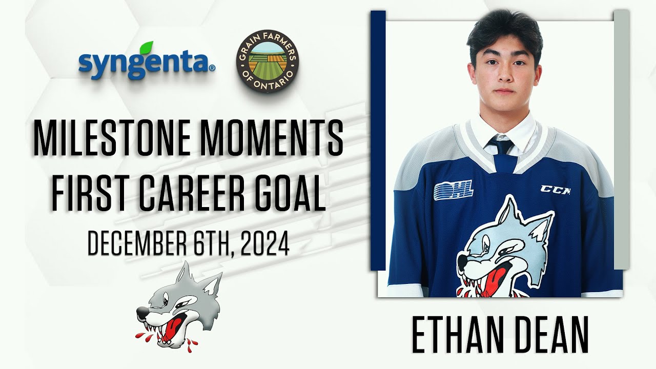 OHL Milestone | First Career Goal | Ethan Dean - YouTube