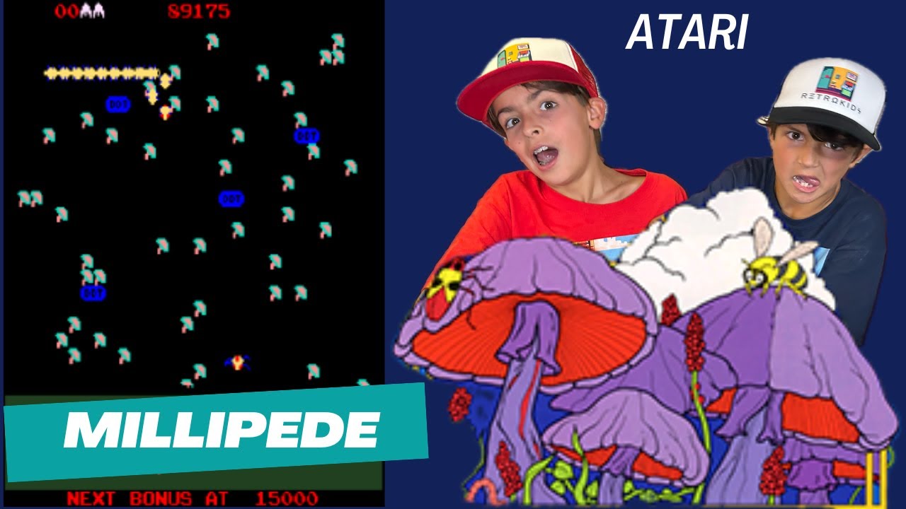 Millipede, just like in Starship Troopers, you'll be blasting bugs but in 8-bit glory - YouTube