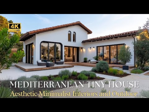 Modern Mediterranean Tiny Houses: Aesthetic Minimalist Interiors and ...