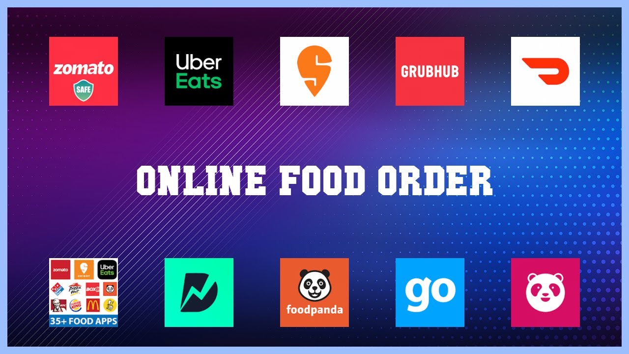 Best 10 Online Food Order Android Apps - YouTube
