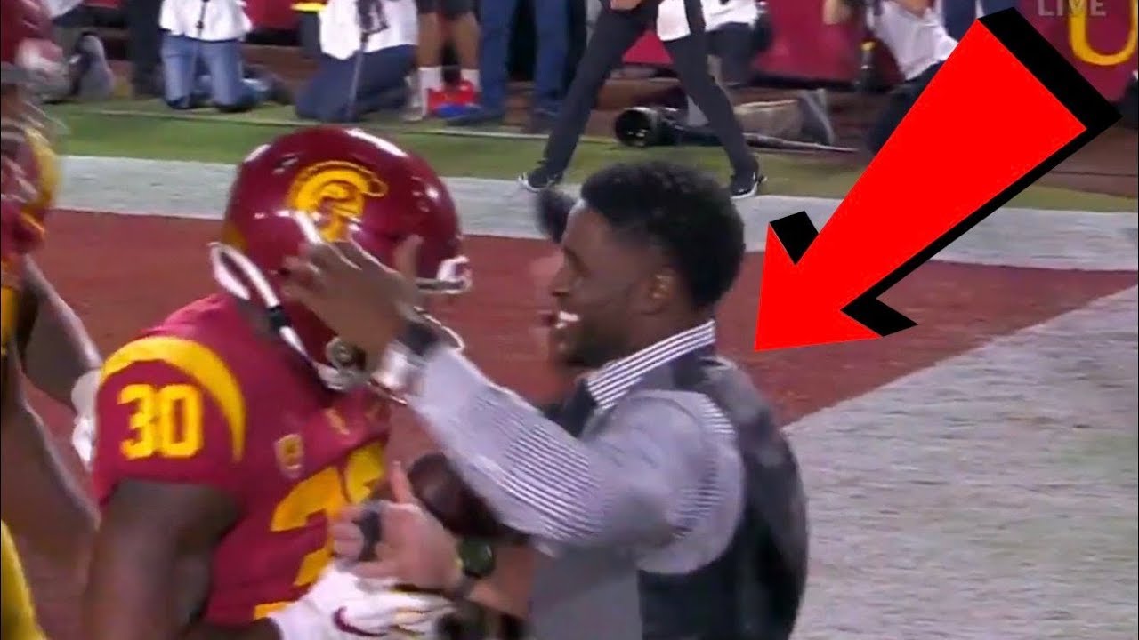 LEGEND Reggie Bush RETURNS to USC & CELEBRATES After Touchdown ᴴᴰ - YouTube