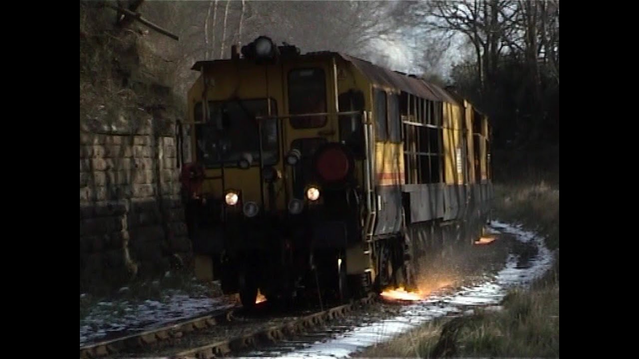 Network rail Rail Grinder on the NYMR - YouTube