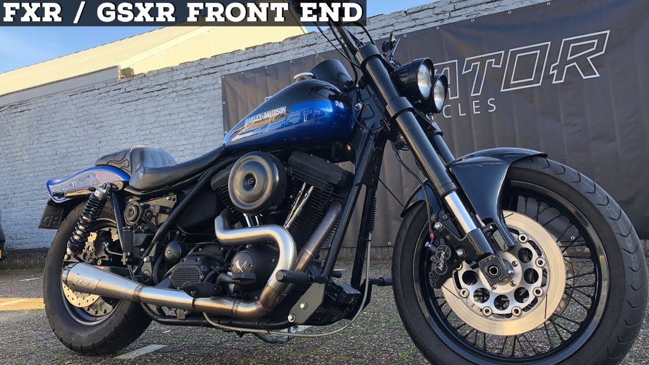 Fxr Gsxr 1100W Inverted Front End Harley Davidson Billet TBR Exhaust ...