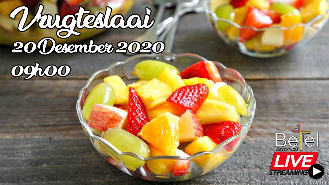 Vrugteslaai - 20 Desember 2020 - YouTube