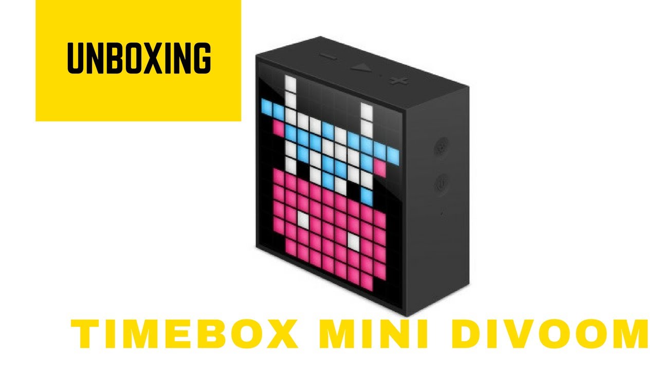 Divoom Timebox Mini - Unboxing y hands-on en español - YouTube