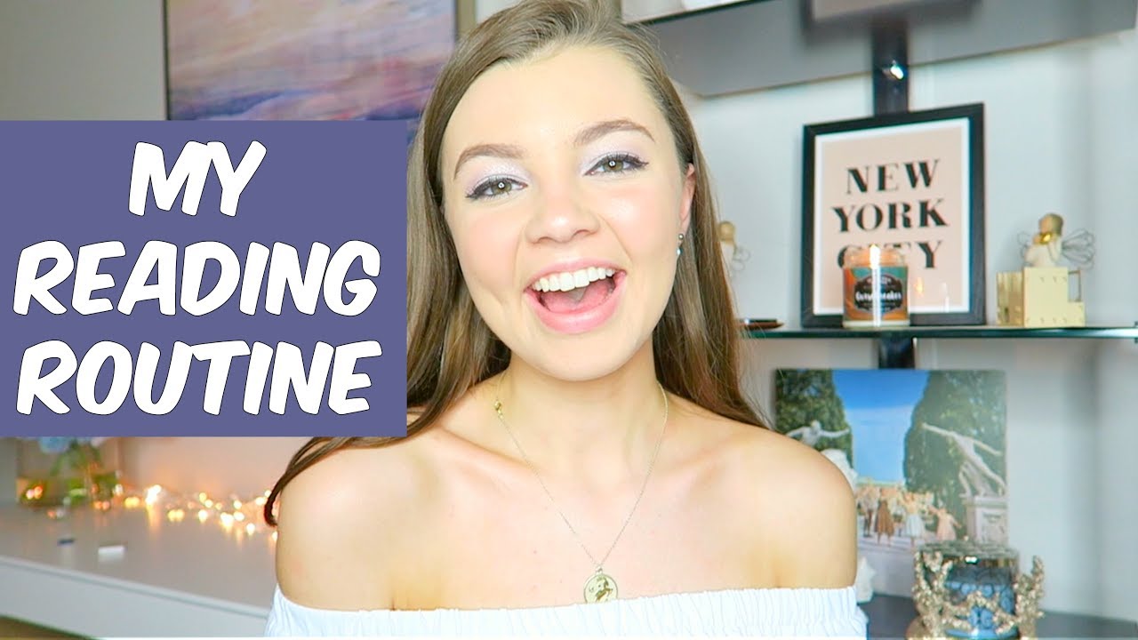 HOW I READ QUICKLY/ READING ROUTINE - YouTube