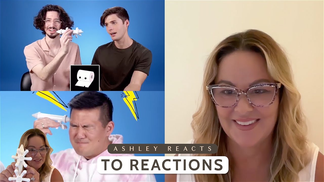 Ashley Black Reacts: Men Encounter the Fascia Blaster for the First ...