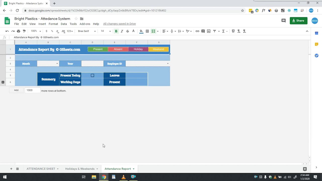 QR Code & Google Sheets Based Attendance & Payroll System (2/3) - YouTube
