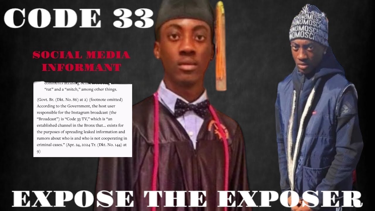 (MUST SEE) CODE 33 COLLEGE INFORMANT BEING PAID BY CELEBRITIES AND LAW ...