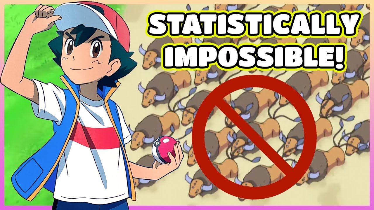 The Mathematics behind Ash Ketchum catching 30 Tauros - YouTube