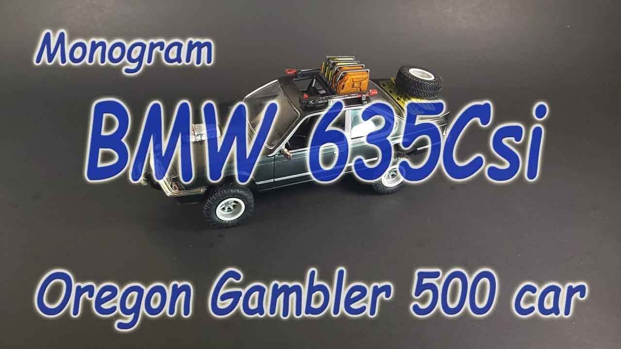 Monogram BMW 635 Csi Oregon Gambler 500 car - YouTube