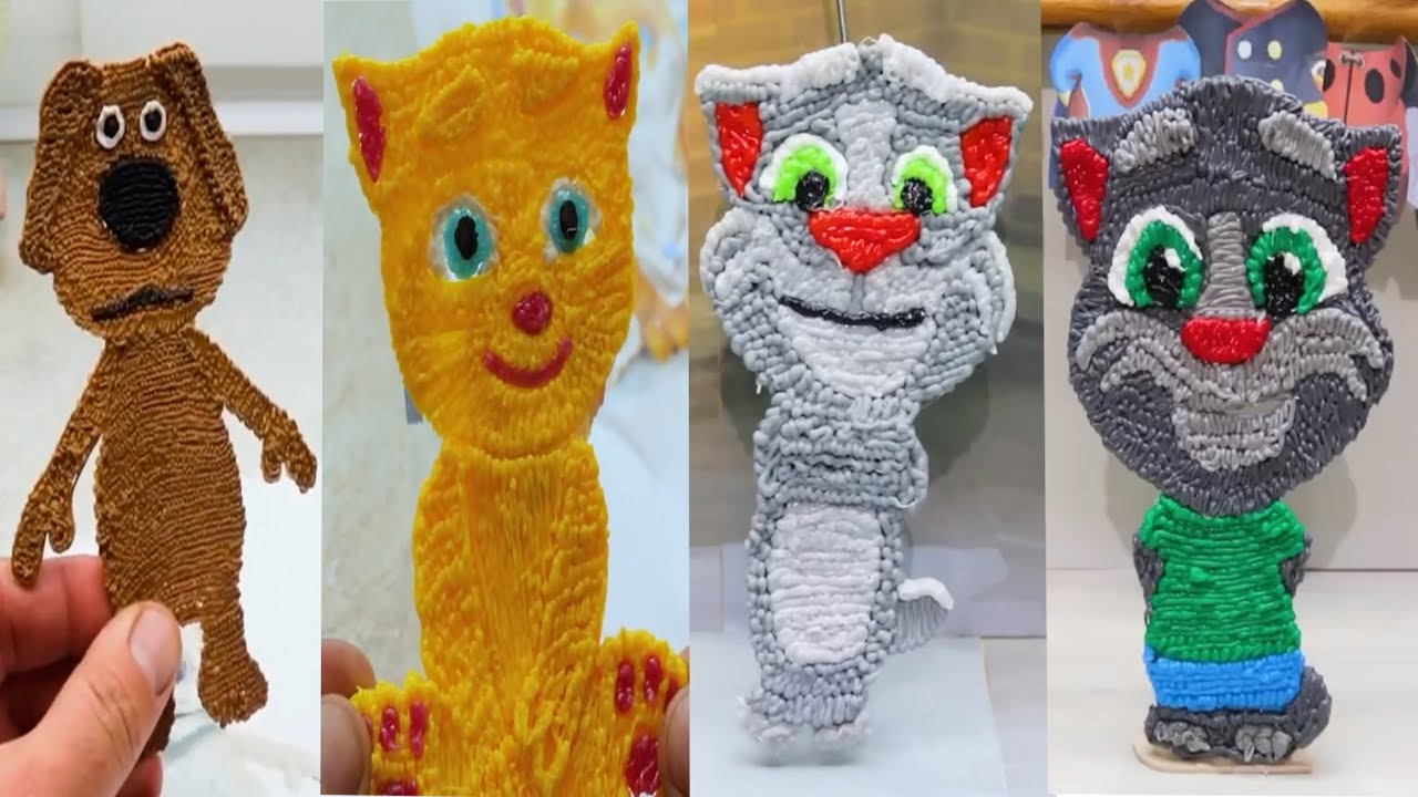 DIY Big Collection. 3D Pen Drawing. My Talking Tom Friends. Part #2 ...