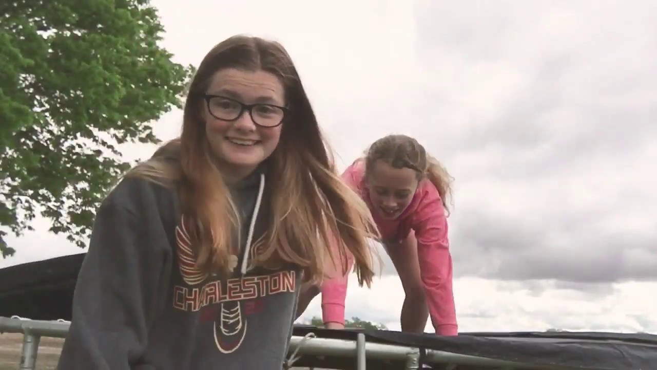 Gymnast Teaches Cheerleader To Flip - YouTube