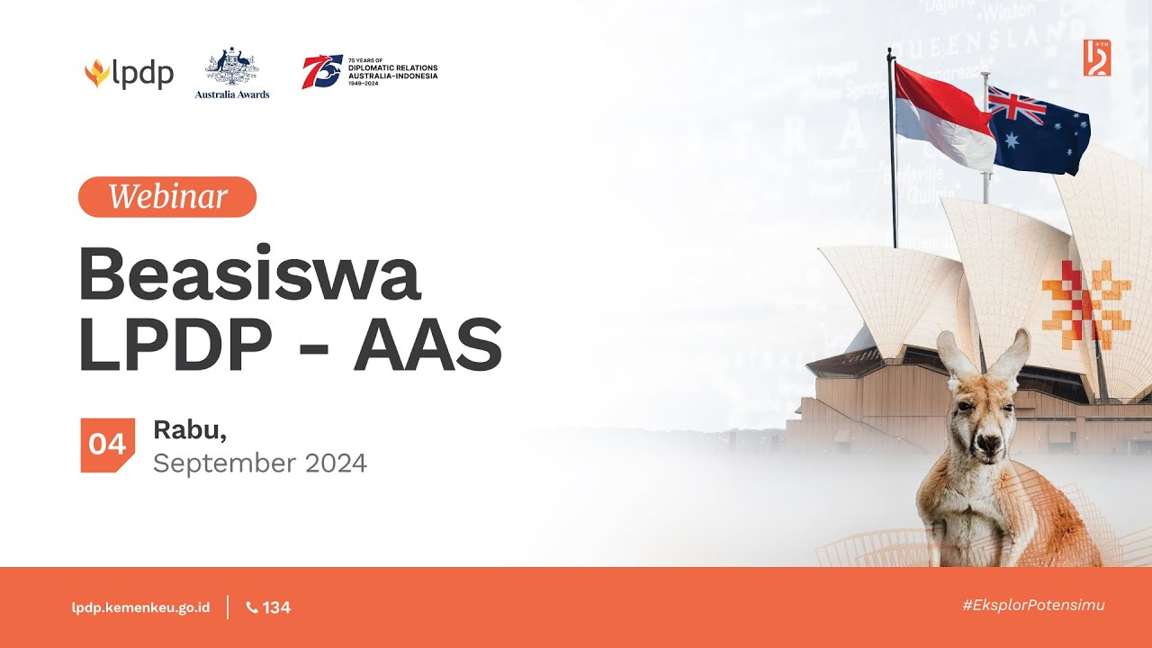 Webinar Beasiswa LPDP - Australia Awards Scholarship (AAS) - YouTube