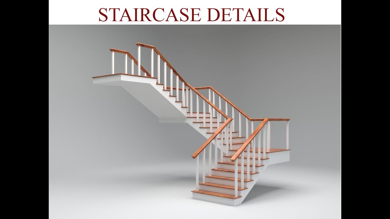 Staircase model [Simple staircase design for house] (படிக்கட்டு விவரம் ...