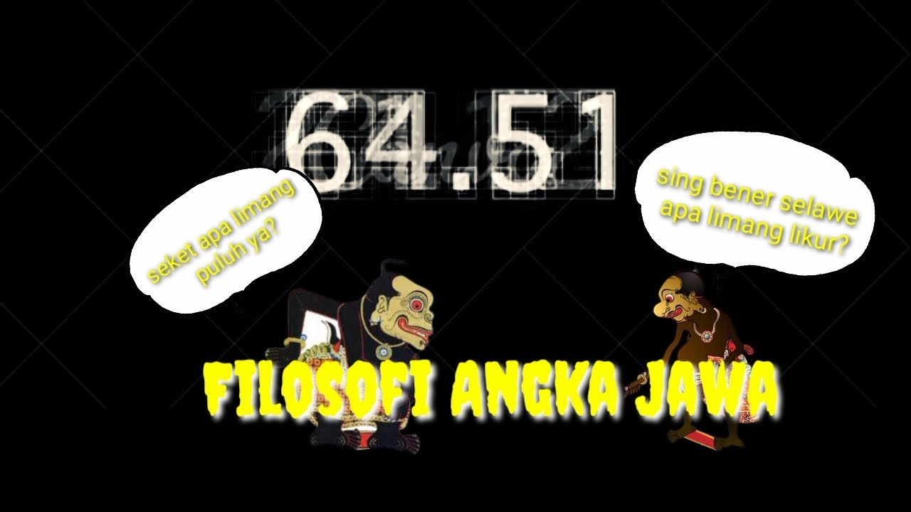 Filosofi Angka Jawa || Motivasi Kehidupan - YouTube