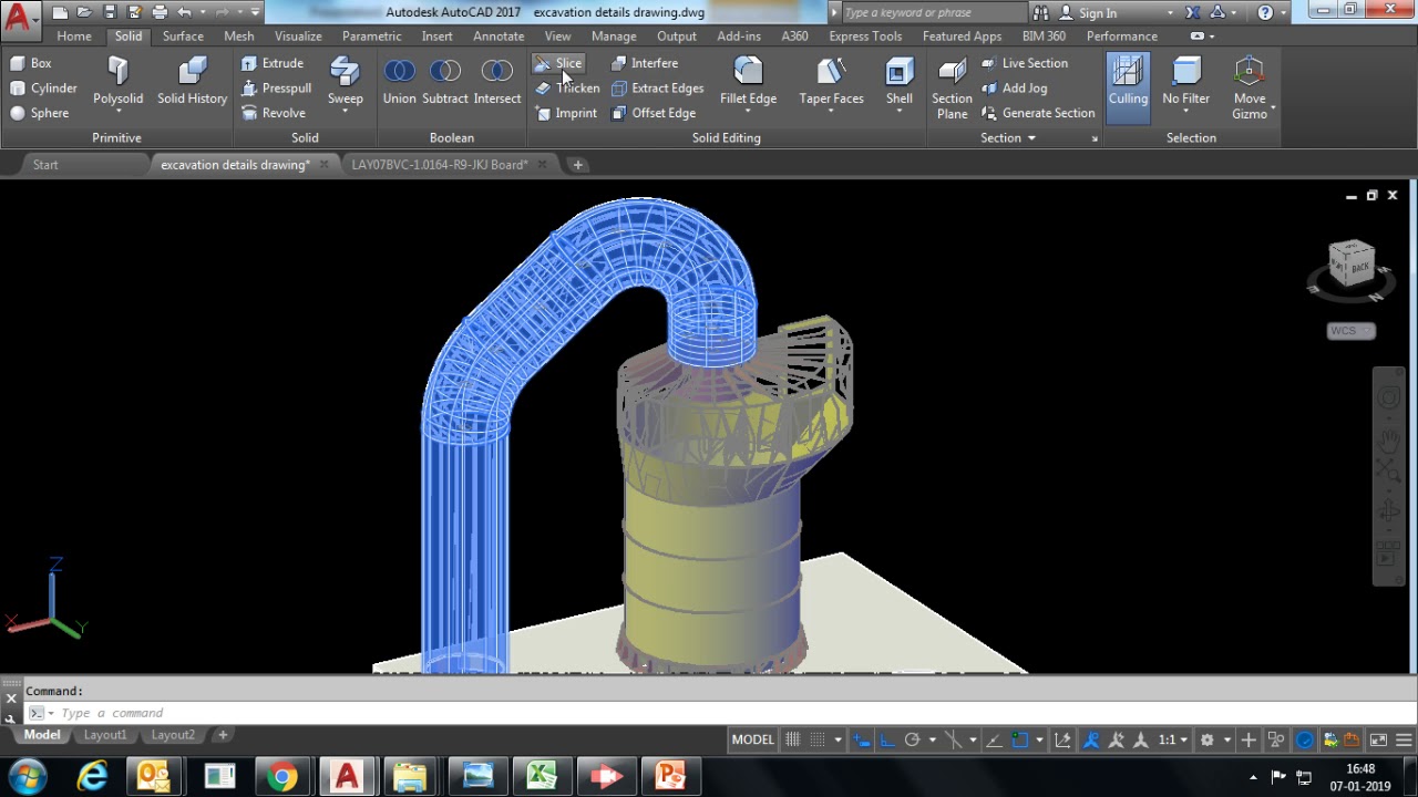 Mounting of Duct on stage 01 Cyclone on Top of Preheater building of ...