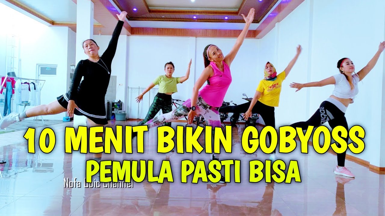 Senam Aerobic Pemula Mudah Diikuti | 10 Menit Senam Pemanasan Nofa ...