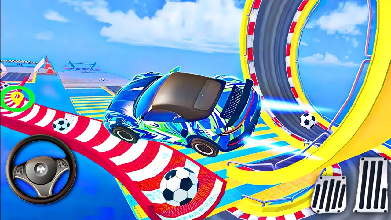 Mega Ramp Car Driving Game 3D _ Android Gameplay - YouTube