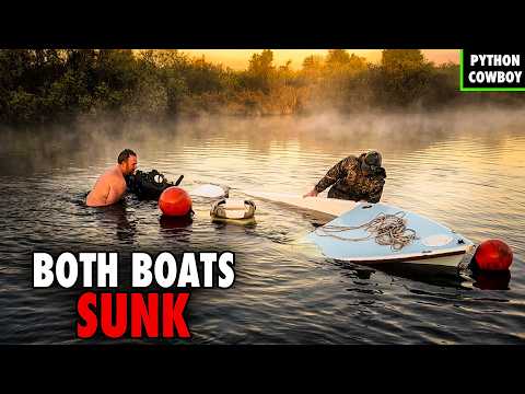 My Best Friend Sank BOTH Boats in Gator Infested Waters at 4AM