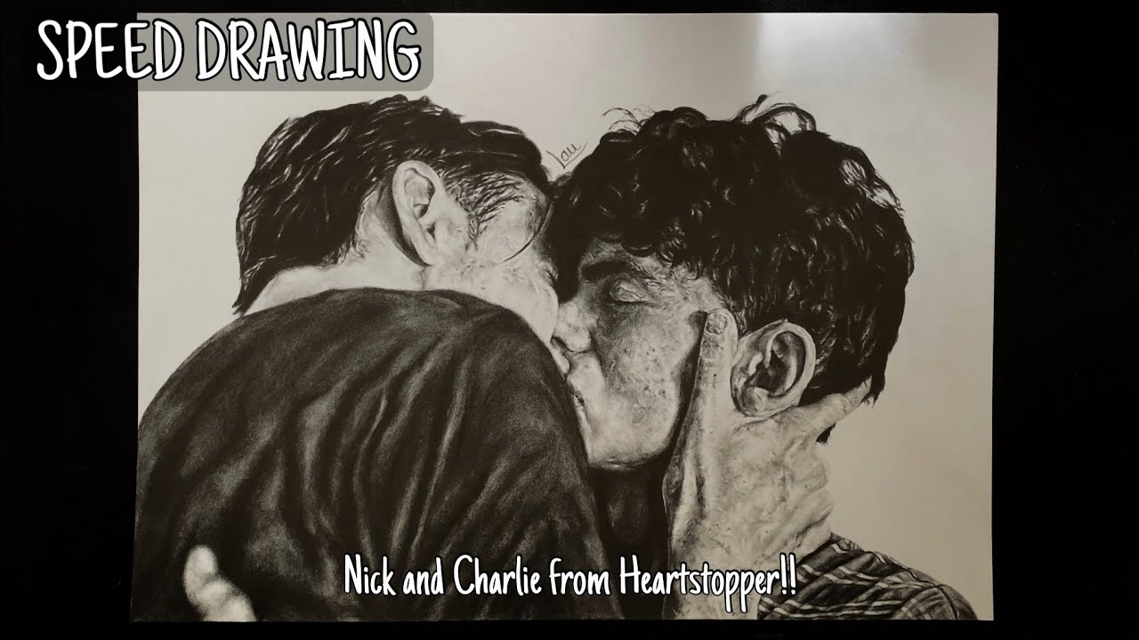 SPEED DRAWING | Kit Connor and Joe Locke as Nick and Charlie from ...