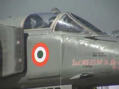 Adieu to MIG 23 BN by Indian Air Force - YouTube