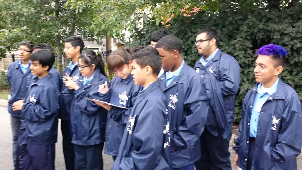 Chicago Police Explorers simulating 8 step traffic stop - YouTube